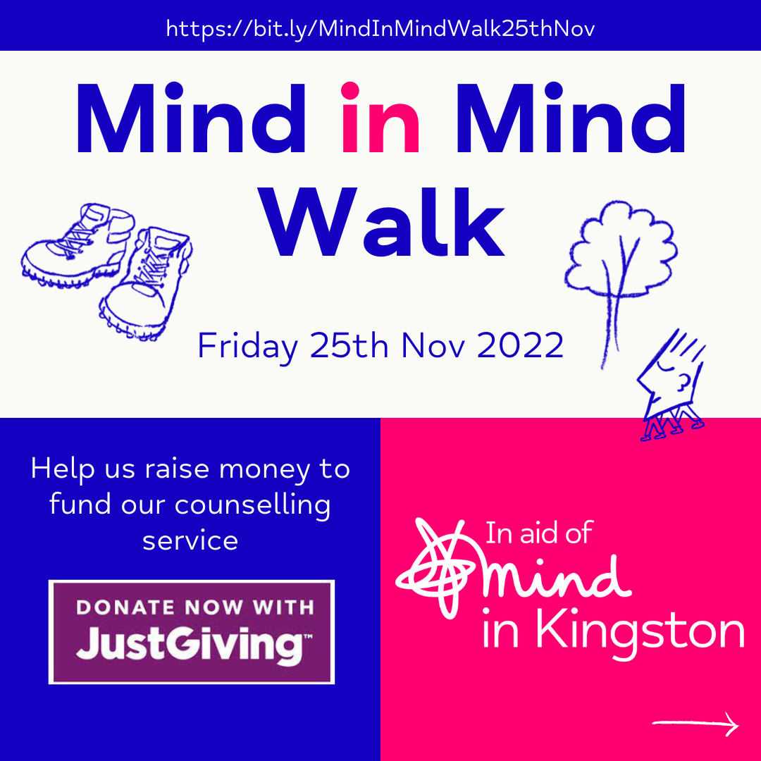 Join our latest fundraising campaign – Mind in Kingston